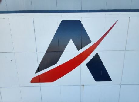 GDC Technics Aircraft Hangar Logo Painting by Painters USA in Texas