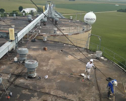 Concrete Silo Roof Coating in Benson, IL