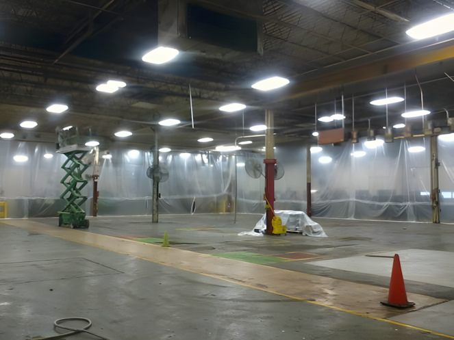 Industrial Ceiling Cleaning and Painting for Manufacturing Facility in ...